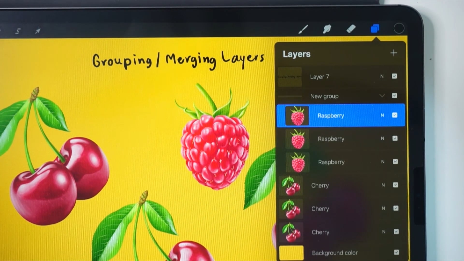 How To Merge Layers In Procreate When To Use Group Vs Merge 